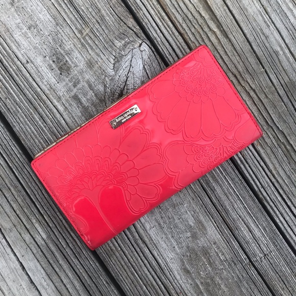 kate spade | Bags | Kate Spade Pink Flower Wallet | Poshmark